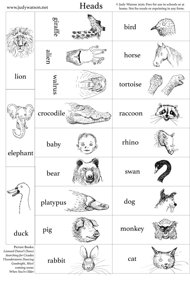 Free Downloadable activity sheets | Judy Watson